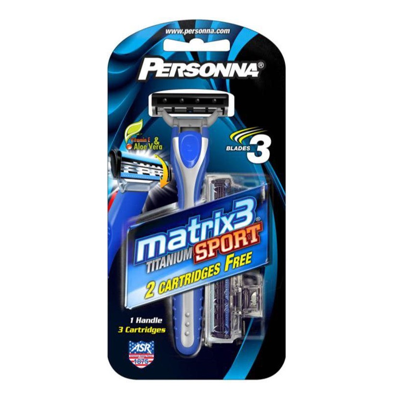 خودتراش پرسونا مدل matrix 3 sport همراه دو کارتریج یدک | فروشگاه ...